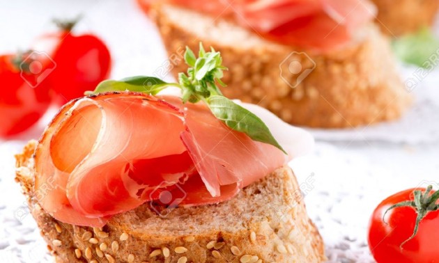 #Receta Canapés de jamón serrano